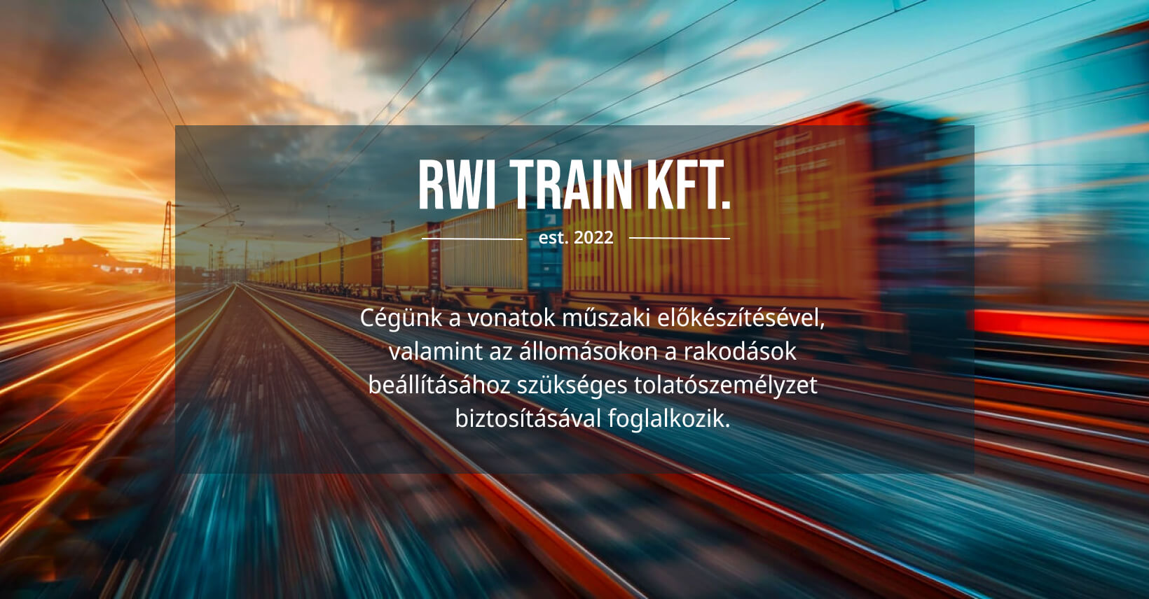 RWI Train Kft. - Országokon át